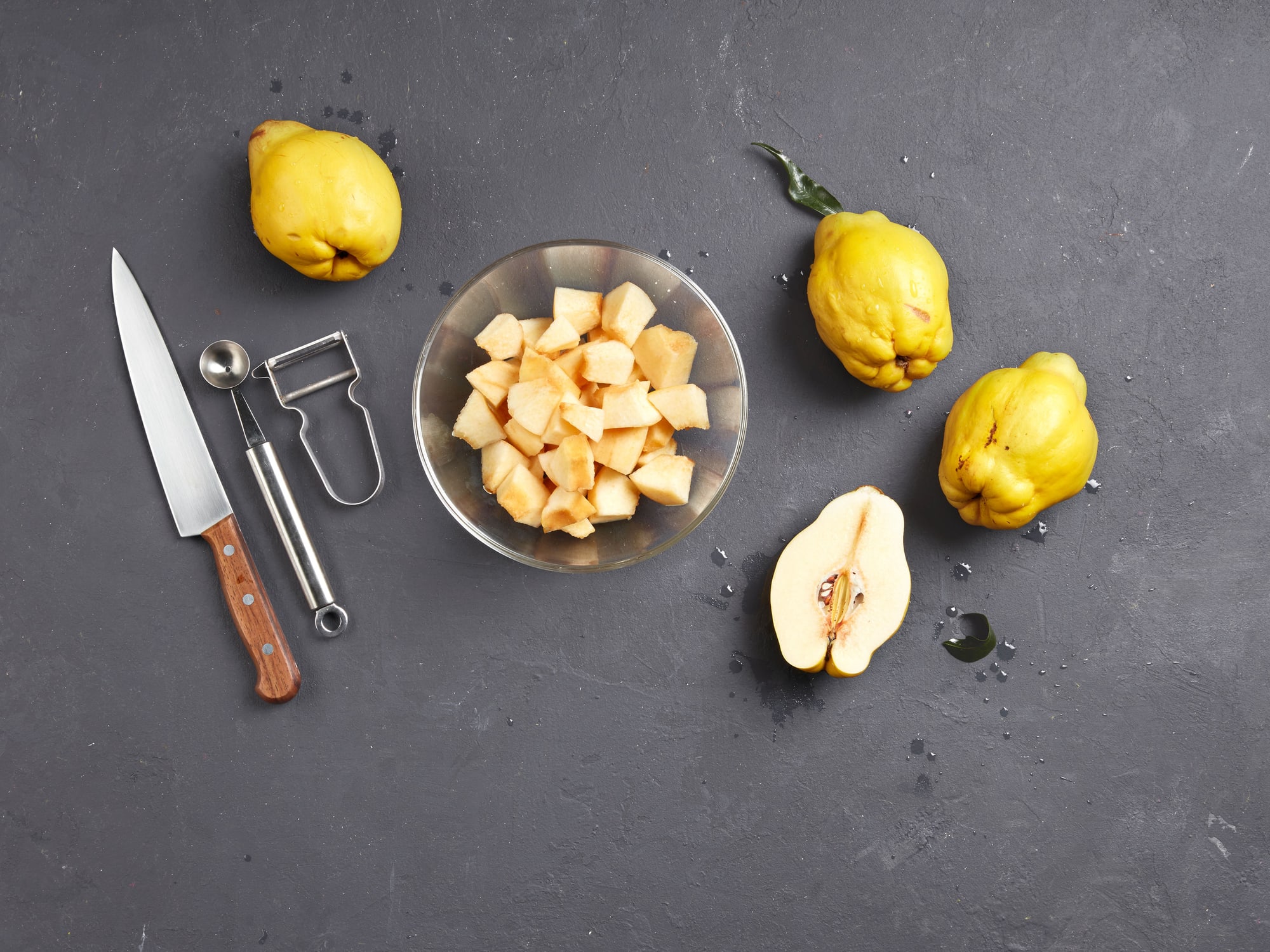 Quitten-Chutney zu Blauschimmelkäse | Rezept