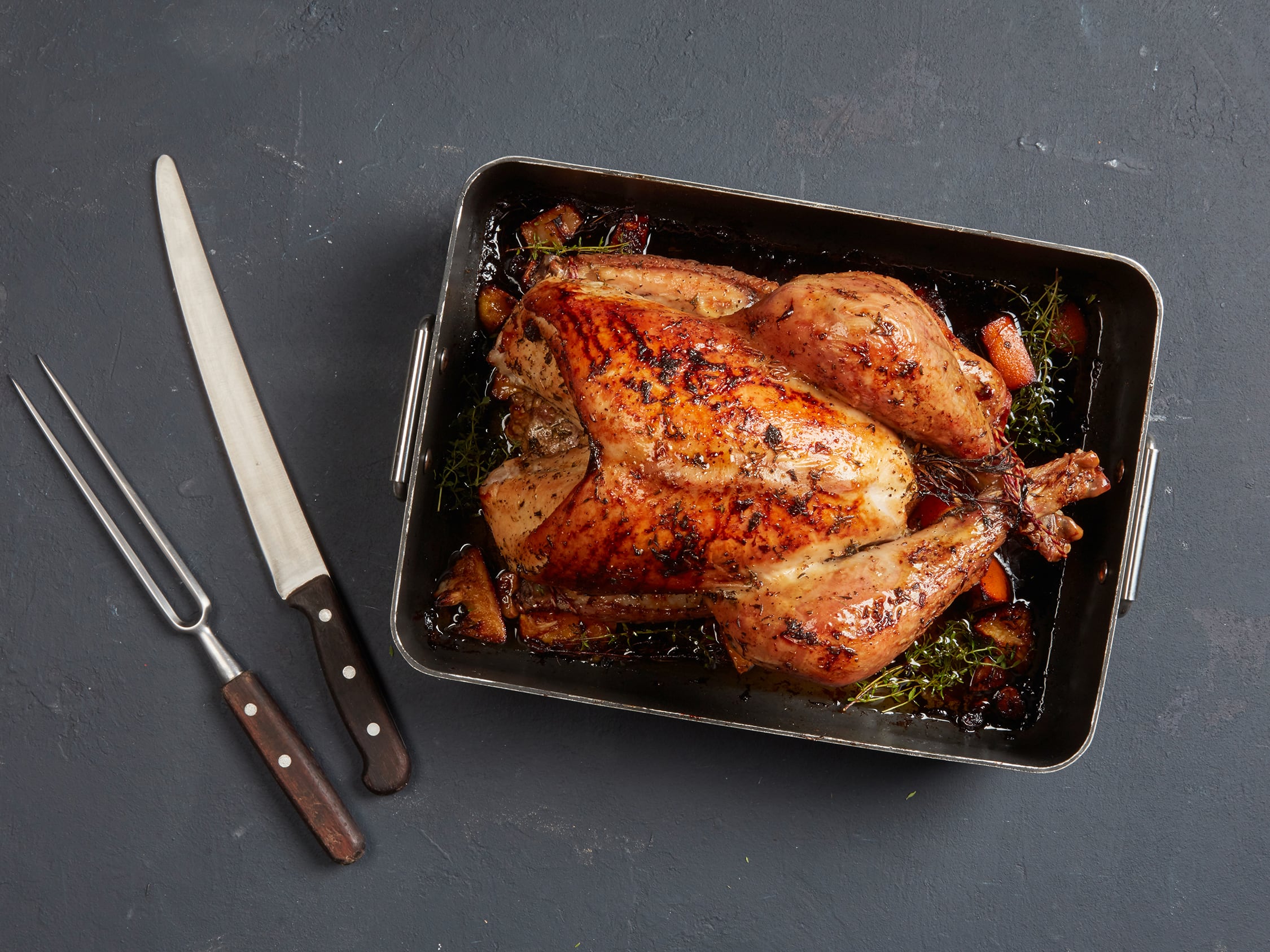 Truthahn mit Apfel-Röstbrot | Rezept